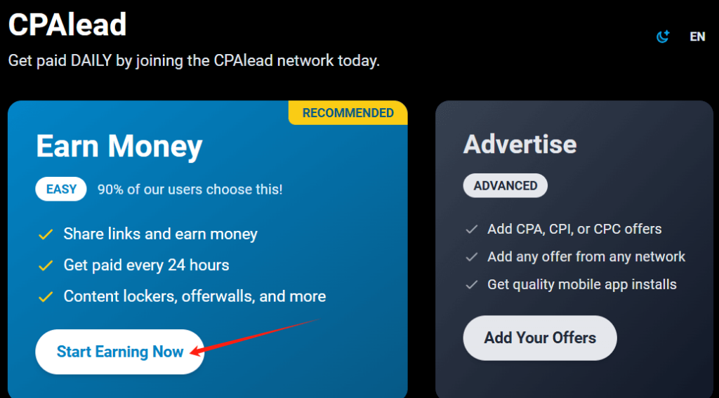 新手通过CPAlead联盟营销赚钱，每月赚1000美金的方法 – 猎者出海